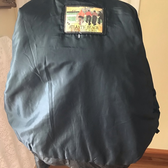 Atlantic Beach | Jackets & Coats | Vintage Atlantic Beach Leather Mens ...